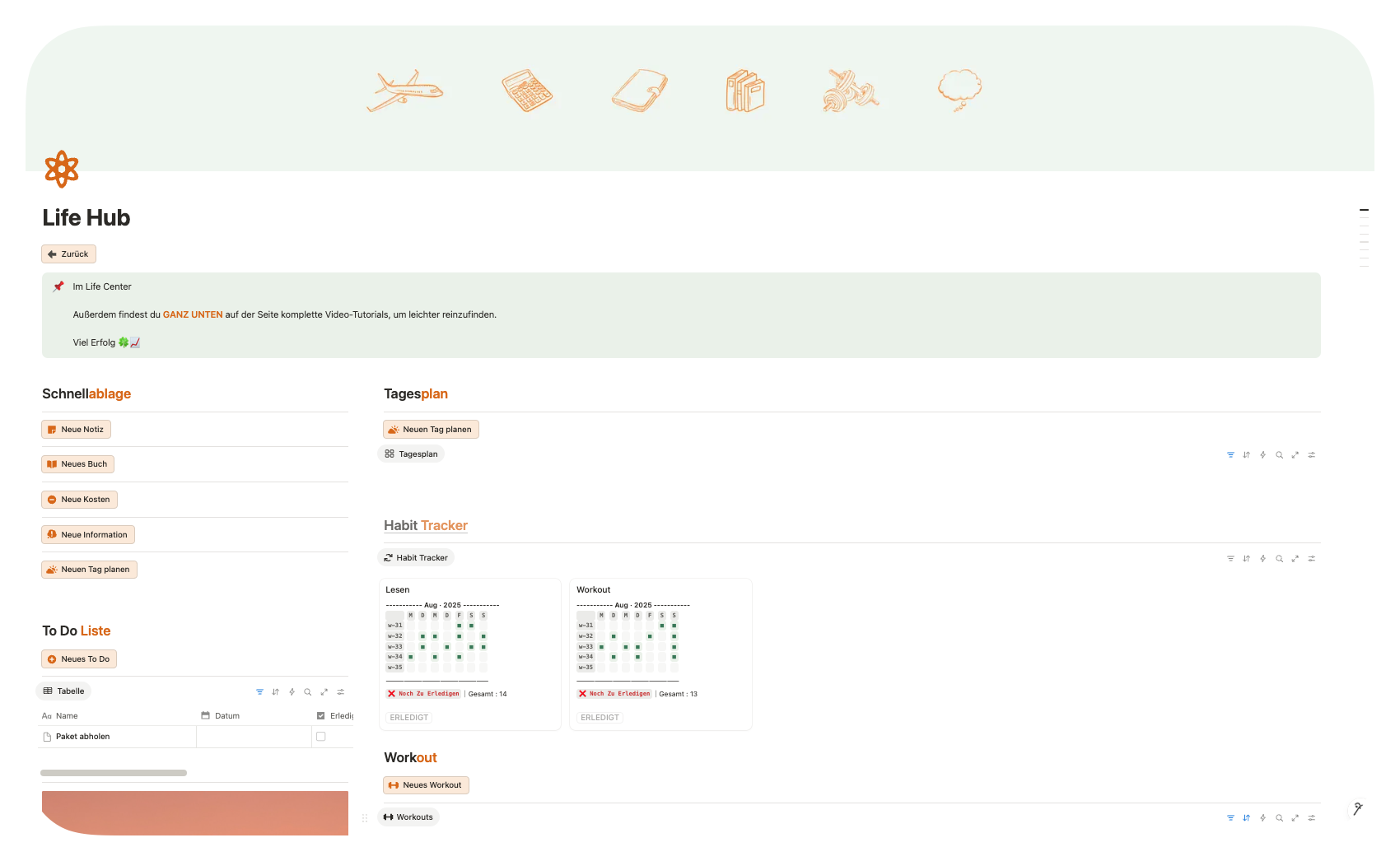 Study System - Dein Notion System fürs Studium