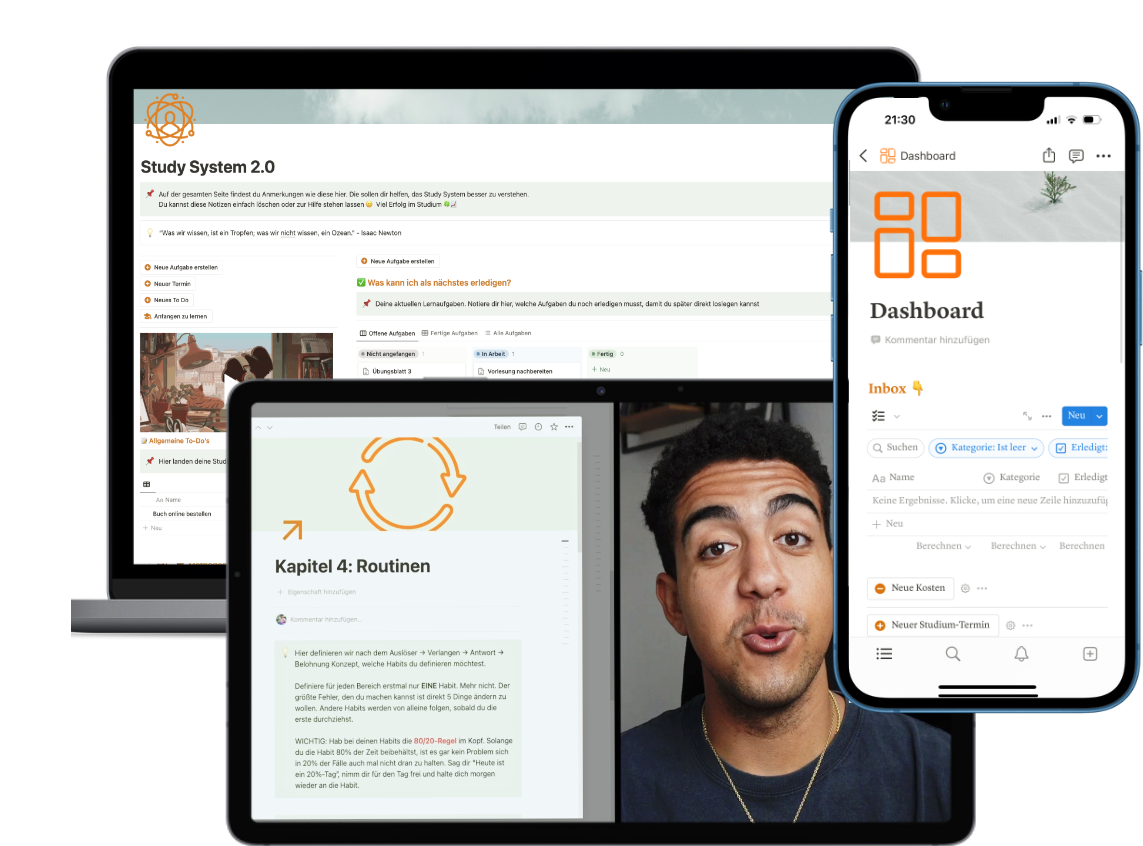 Study System - Dein Notion System fürs Studium