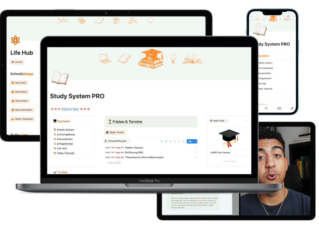 Study System - Dein Notion System fürs Studium