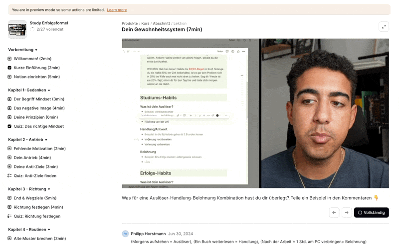 Study System - Dein Notion System fürs Studium