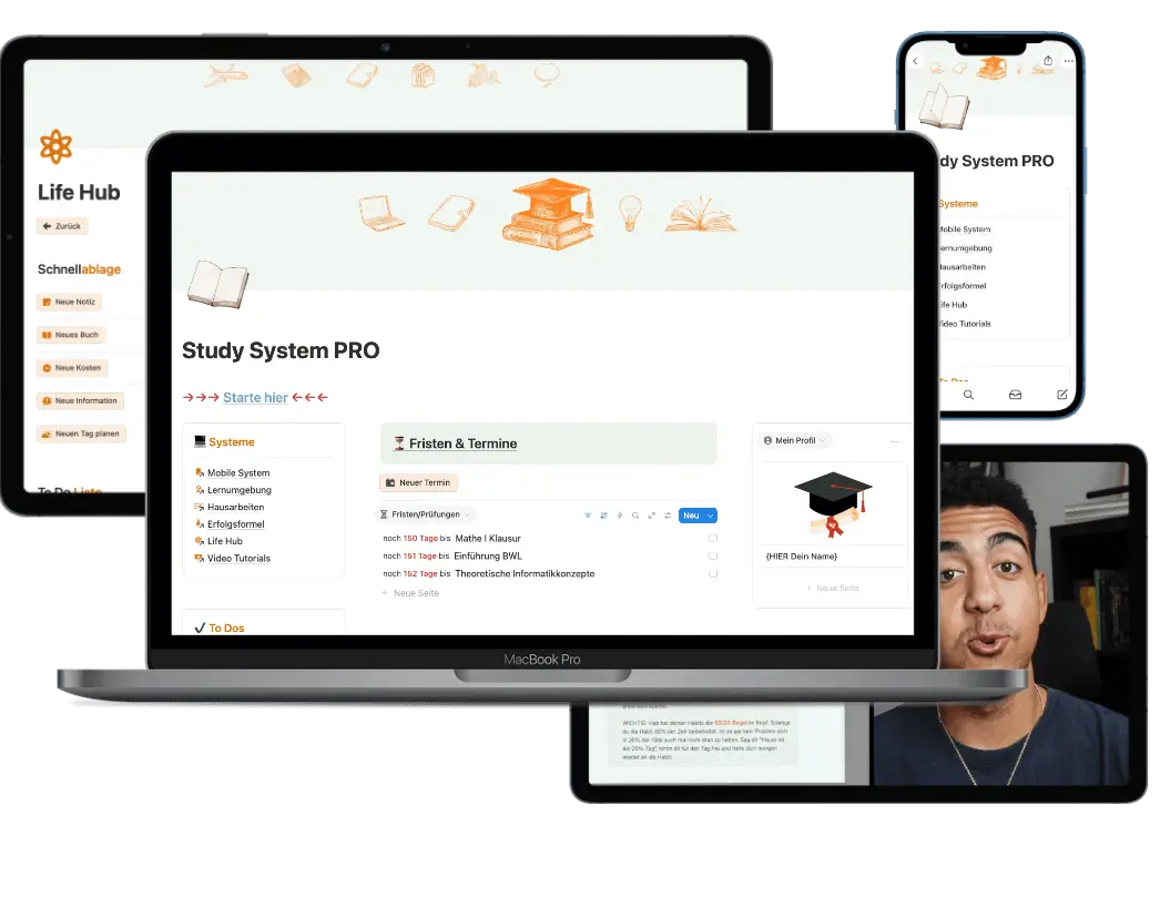 Study System - Dein Notion System fürs Studium
